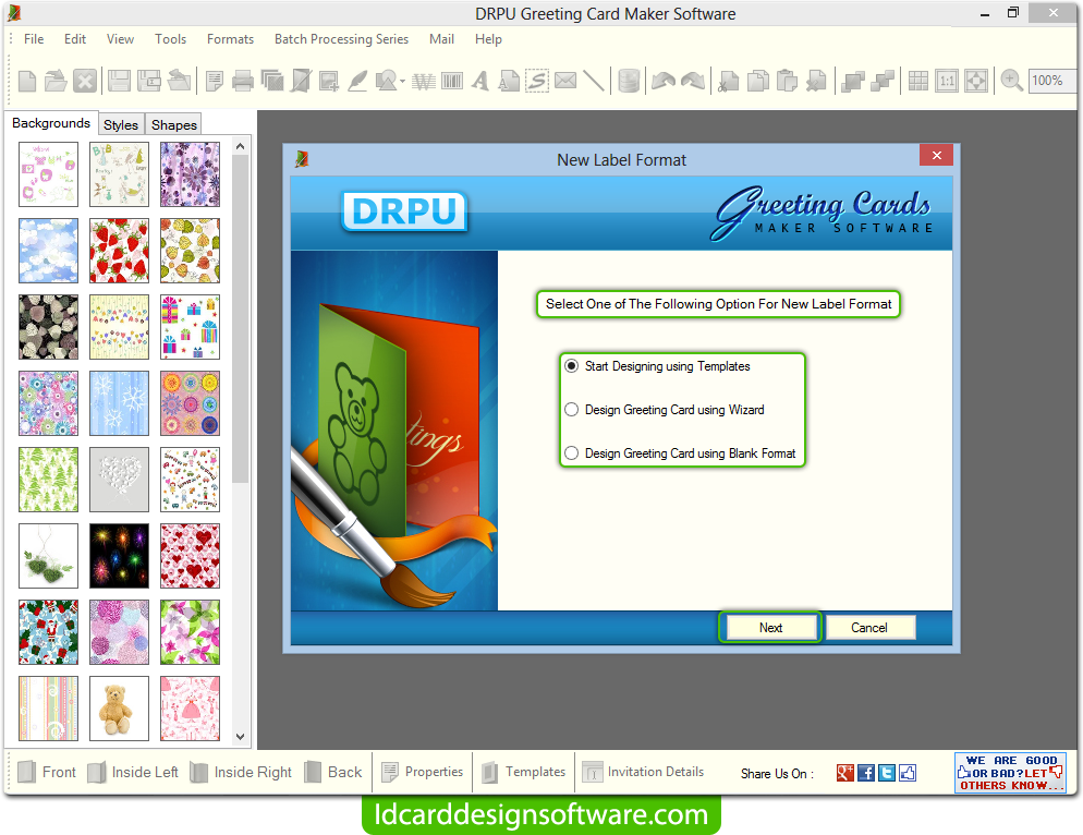 Greeting Card Design Software screenshots to create attractive greeting ... Greeting Card Design Software screenshots to create attractive greeting ...