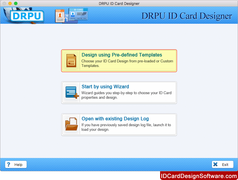 ID Card Designer for Mac screenshots to know how to design multiple ID ...